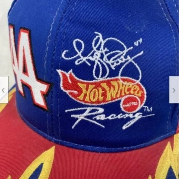 Accessories | Vintage 9s Kyle Petty Logo 7 Flame Hat Cap Nascar Hot ...